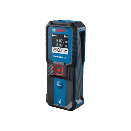 Bosch Professional Red Laser Distance Meter, 25m, with 2x 1.5V AAA ...