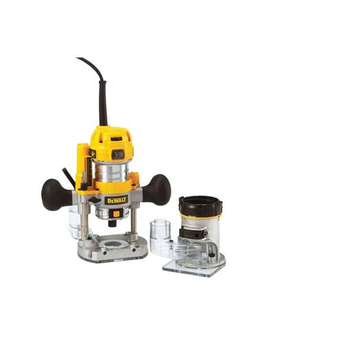 Dewalt 220V 1/4 In. Compact Router with Plunge/Fixed Base (6-8mm), 900W ...