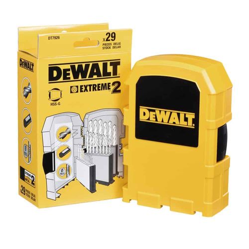 Dewalt Extreme 2 Metal Drill Bit Set - 29 Pieces DT7926-XJ: Shop Online ...