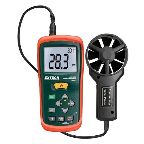 Extech Mini Thermo-Anemometer with Large Display, 0.4-30m/s AN100: Shop ...