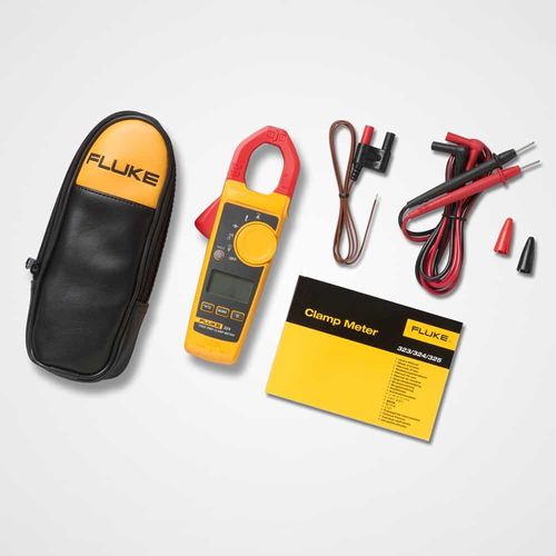 Fluke True RMS AC Clamp Meter, 400A, 30mm Jaw, CAT III 600V, with ...