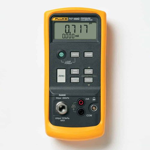 Fluke Pressure Calibrator, -12 To 30 PSI, -850 mBar to 2 Bar 717 30G ...