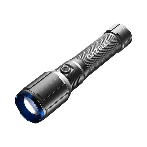 Gazelle Rechargeable LED Torch Light, 2500 Lumen, IP54, with 2x D ...