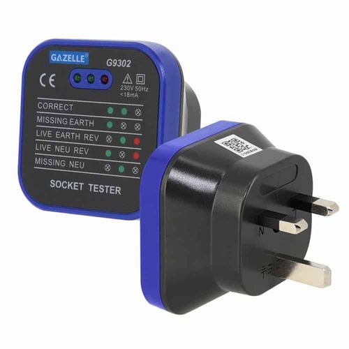 Gazelle Socket Tester, 13A, 250V G9302: Shop Online at Best Price in UAE