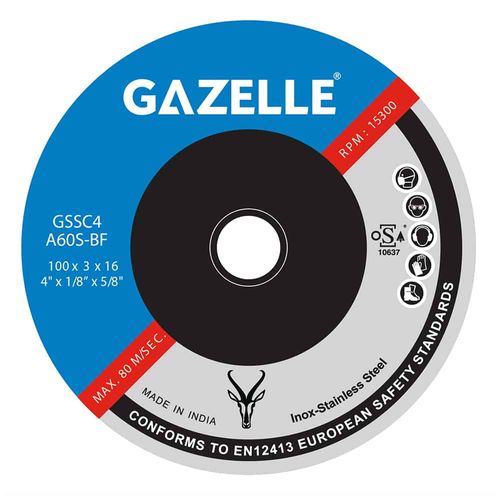 Gazelle Stainless Steel Grinding Disc 7 Inches - 180 x 6 x 22mm GSSG7 ...