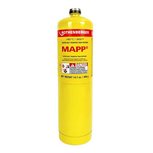 Rothenberger MAPP Gas, 750ml, 1 In. US Thread 3.5698: Shop Online at ...