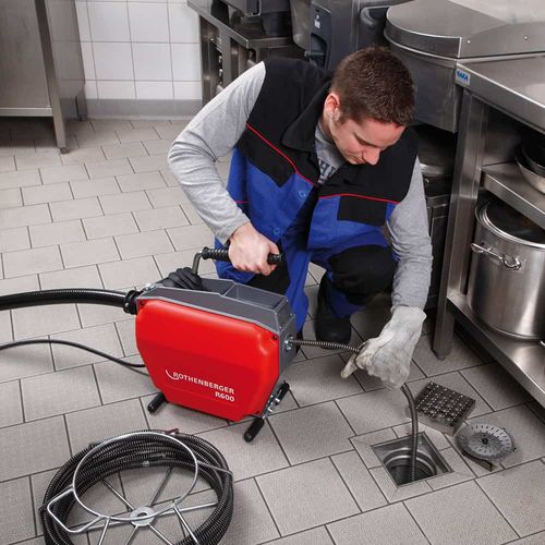 Rothenberger R600 - 230V Sectional Drain Cleaning Machine, 800W, Basic ...