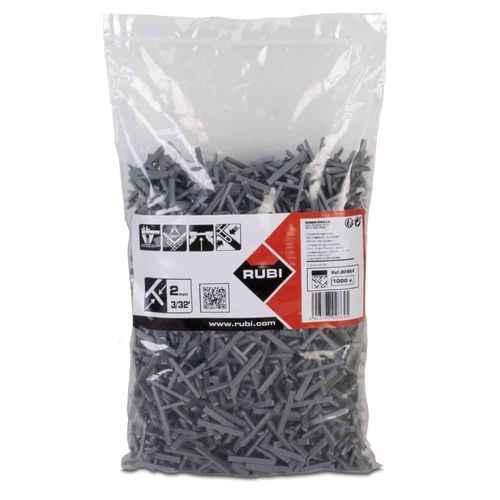 Rubi T-Shape Tile Spacers, 2mm - 300 Pieces 2861: Shop Online at Best ...