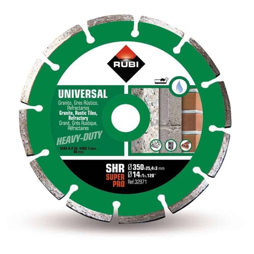 Rubi SHR-350-SUPERPRO 14 In. Segmented Diamond Saw Blade (350mm) - for ...